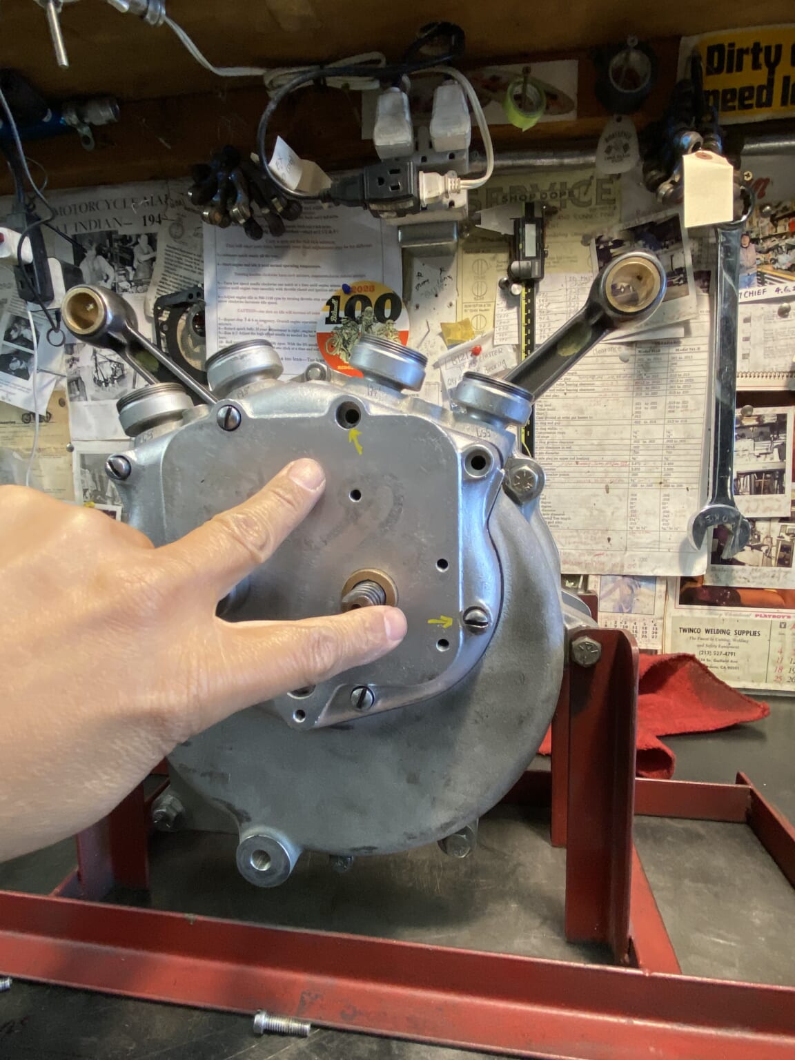 40SS/Cam cover/end play/Timing mark - ブラットスタイルのブログ